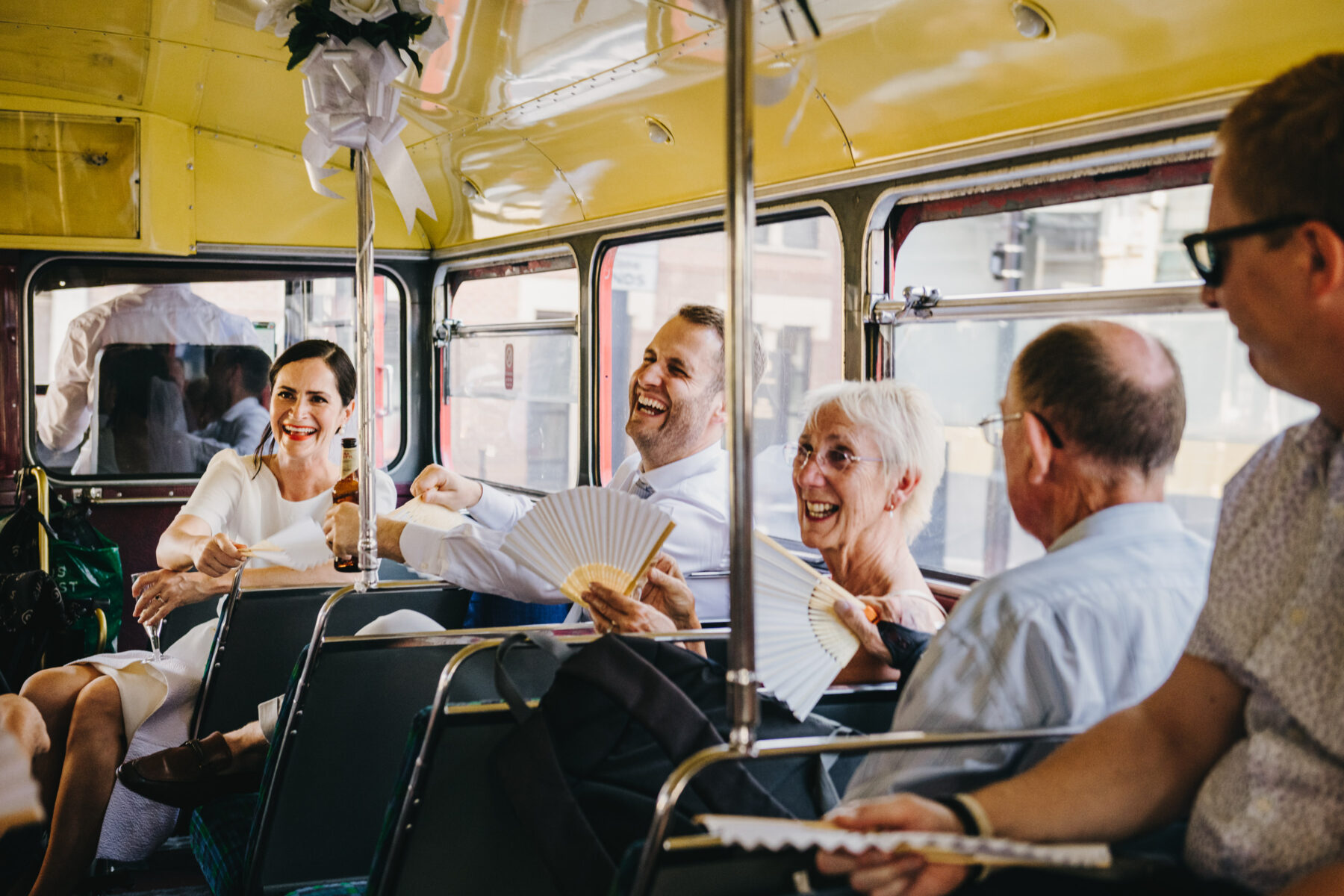 London City Wedding with Iconic Routemaster Red Bus: Jacqueline & Richard