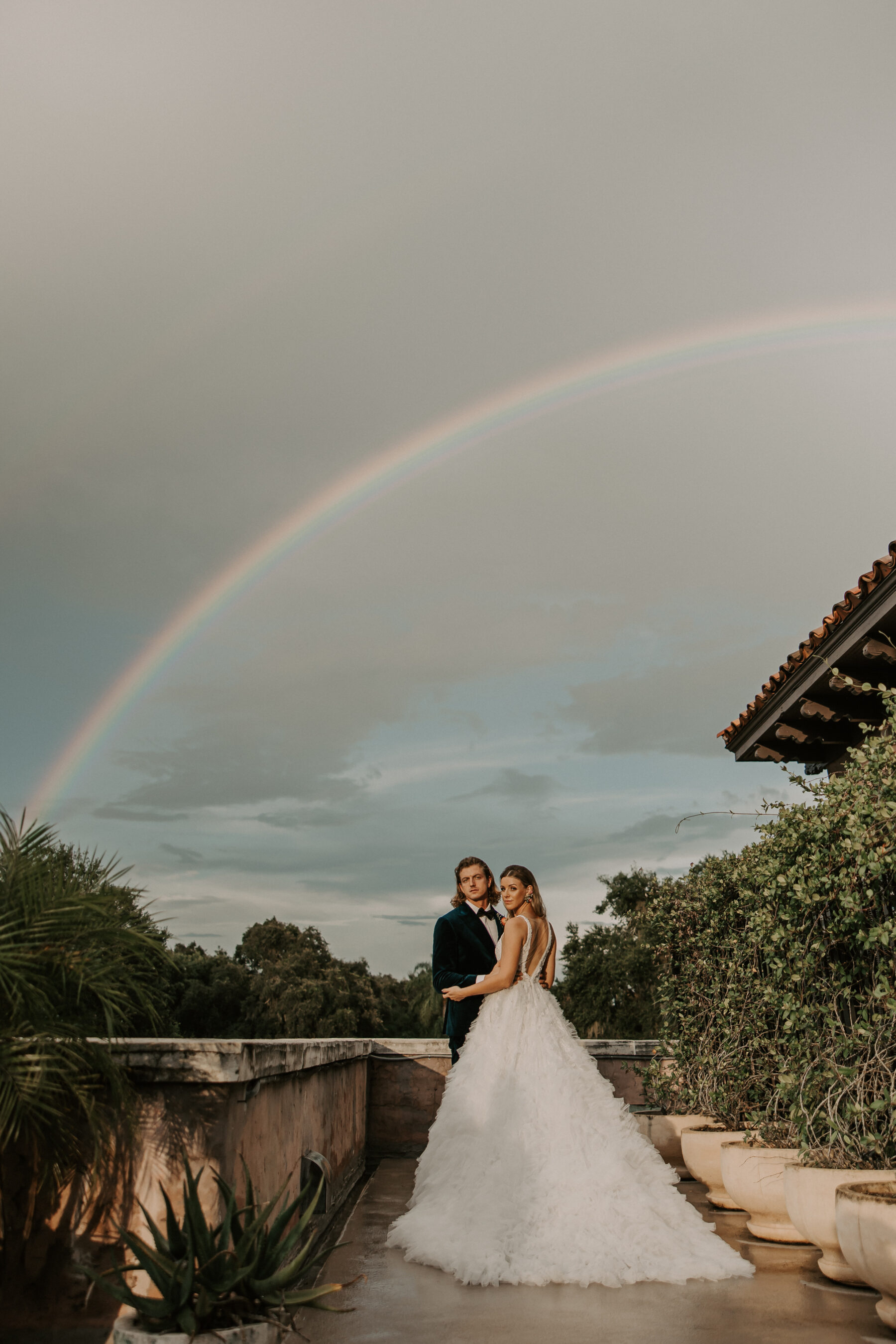 Lovely Muted-Rainbow Inspired Wedding Shoot