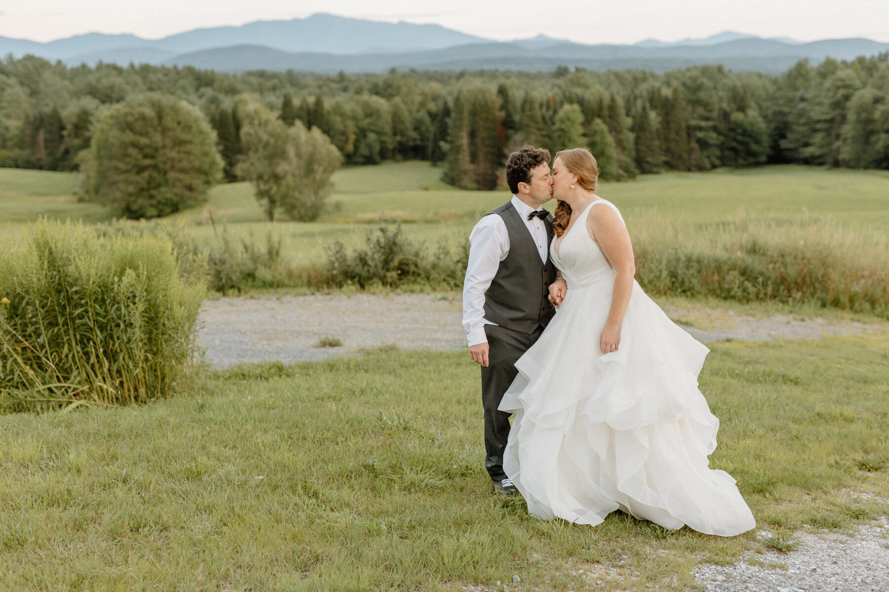 Mountainside Wedding With Interactive Wall of Flowers Decor: Sasha & Tom