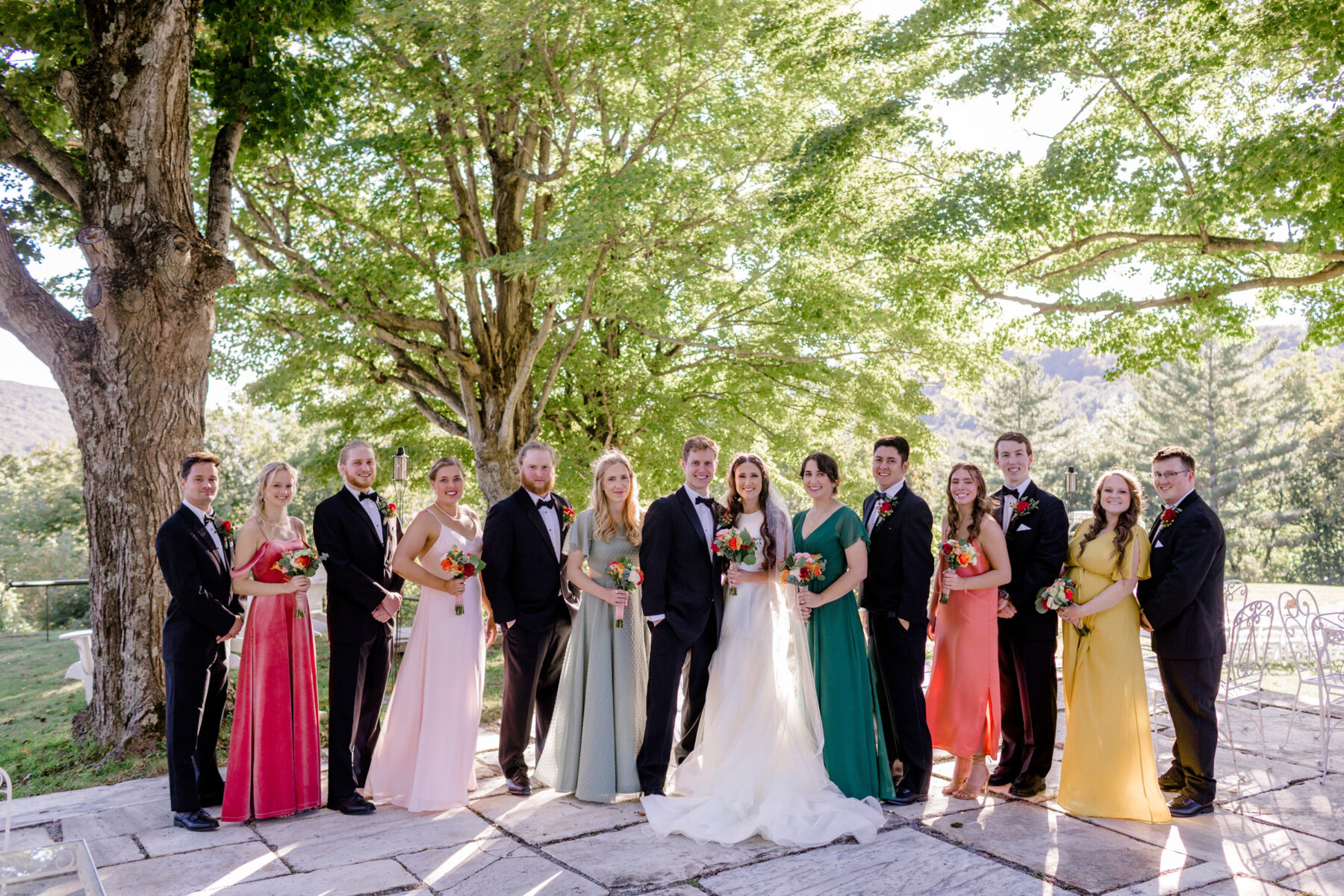 Colourful & Vibrant Mountainside Vermont Destination Wedding: Shelby ...